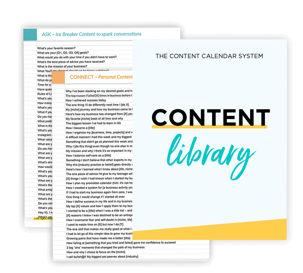 The Instagram Content Calendar System | ConversionMinded