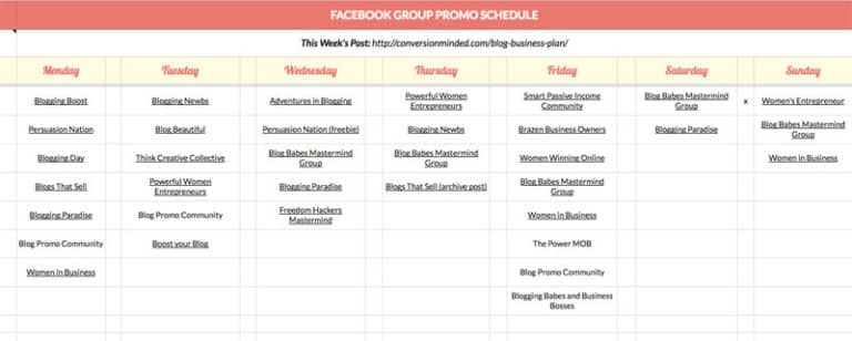 facebook-promo-schedule | ConversionMinded