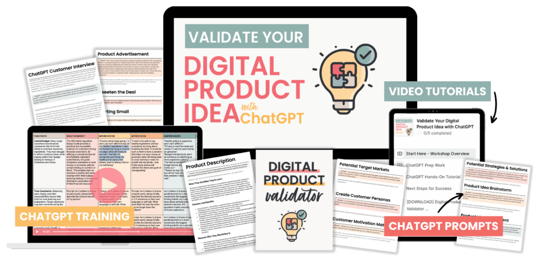 Validate Your Digital Product Idea with ChatGPT | ConversionMinded