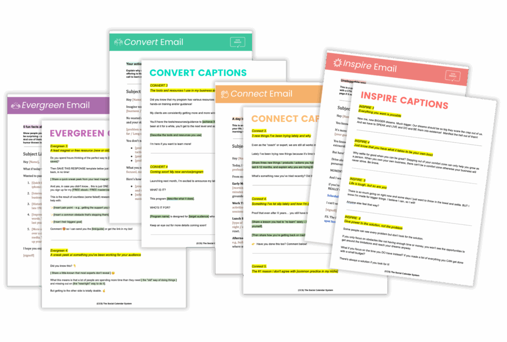 The Content Calendar System | ConversionMinded