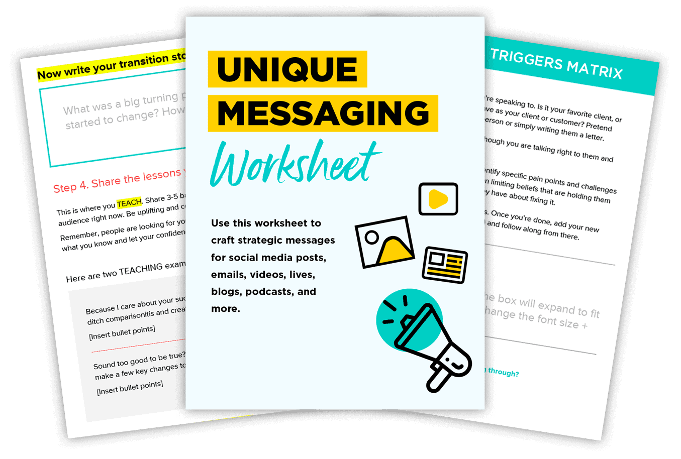 Social-Media-Copy-Worksheet | ConversionMinded