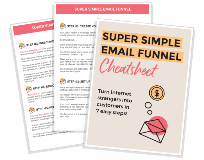 Simple Email Funnel Mockup | ConversionMinded